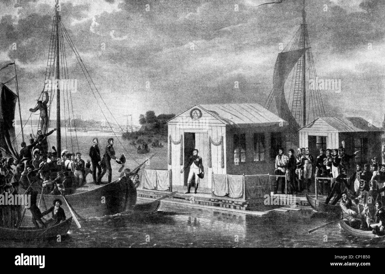 events, War of the Fourth Coalition 1806/1807, Tilsit Peace Treaty ...