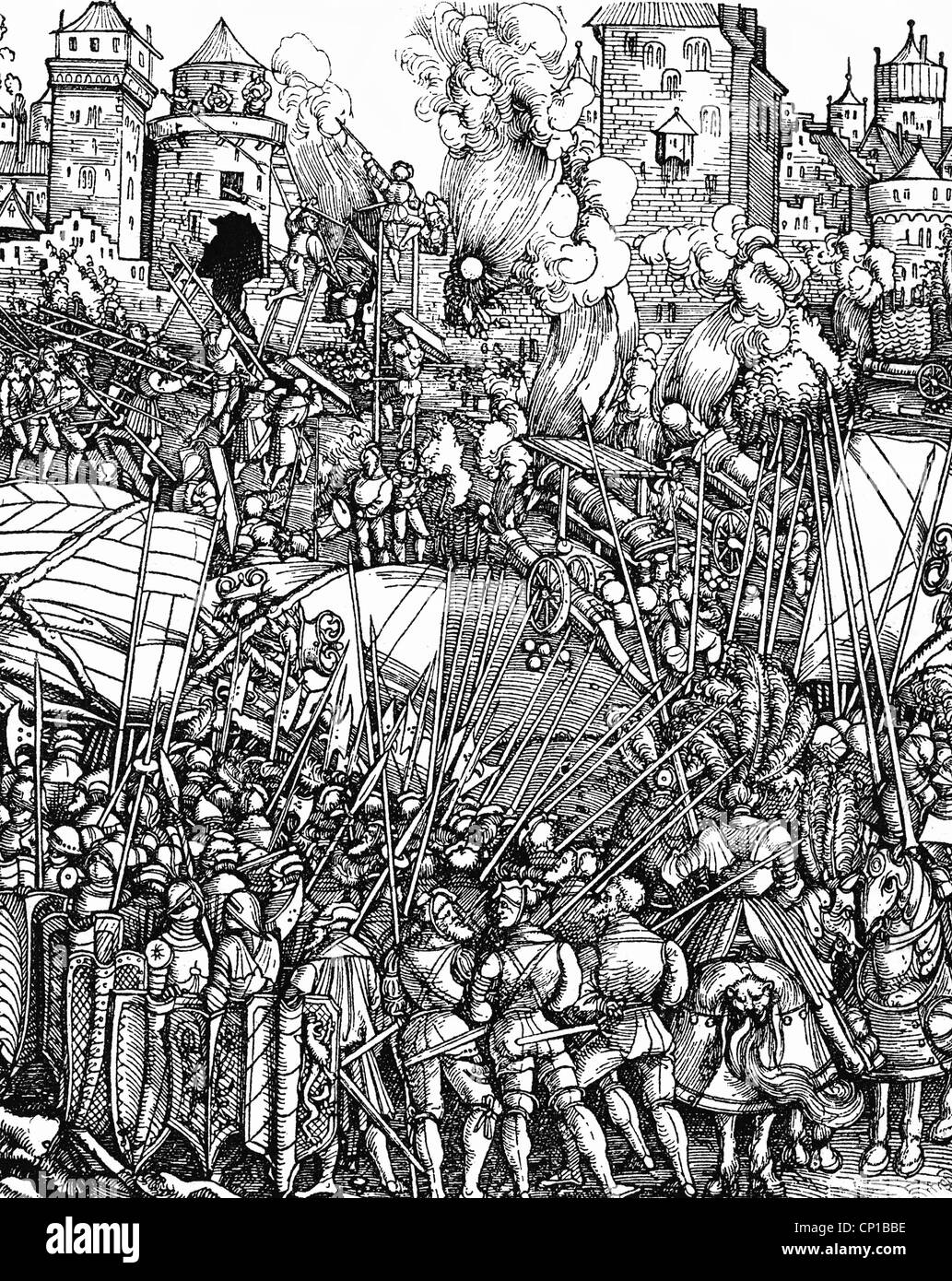 Roman soldiers attack city Black and White Stock Photos & Images - Alamy