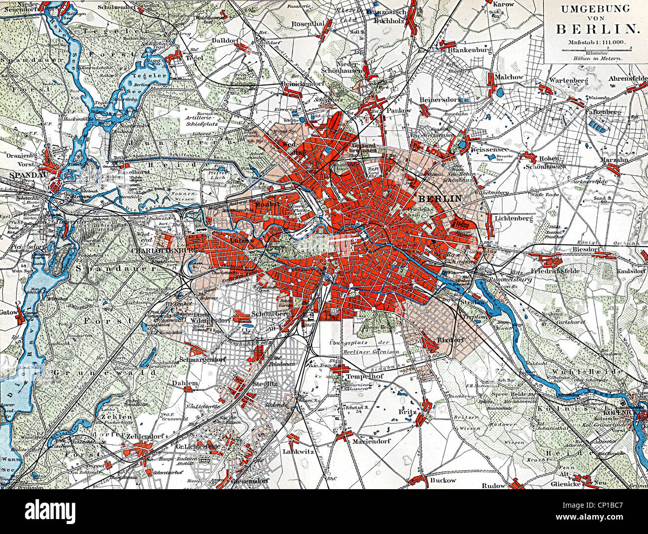 Historic map of leipzig hi-res stock photography and images - Alamy