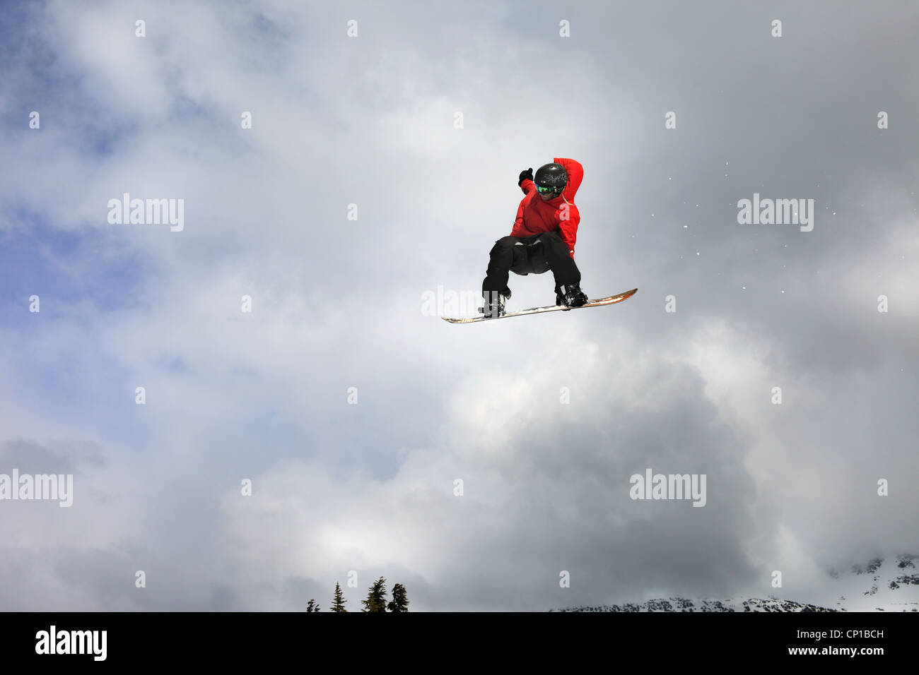 Snowboard big air land hi-res stock photography and images - Alamy