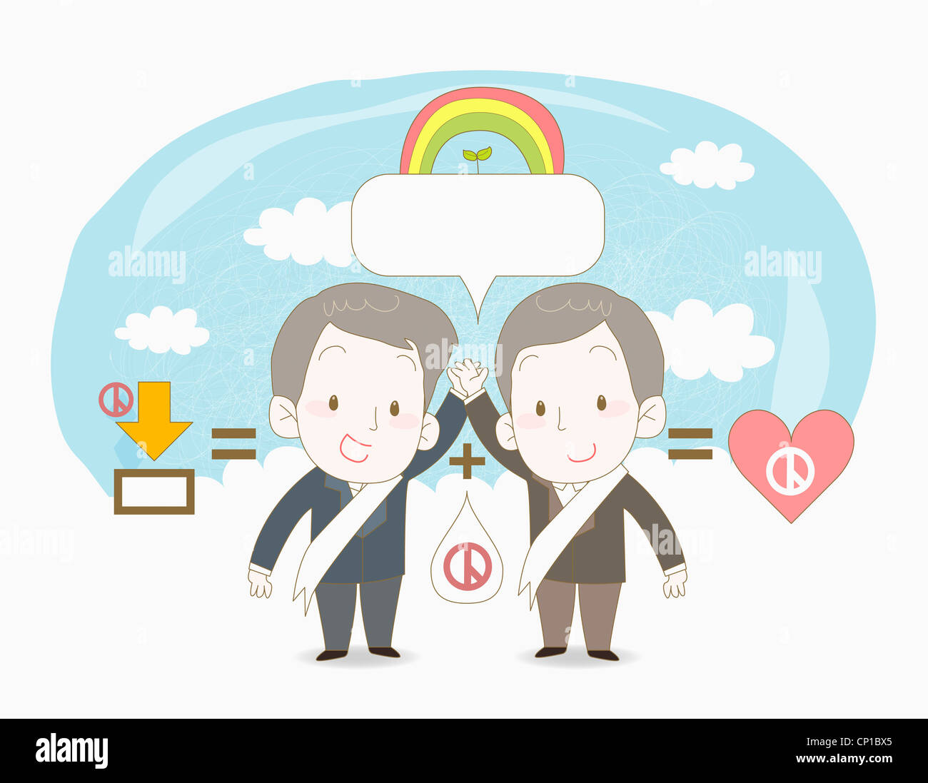Election candidate doing election campaign Stock Photo - Alamy