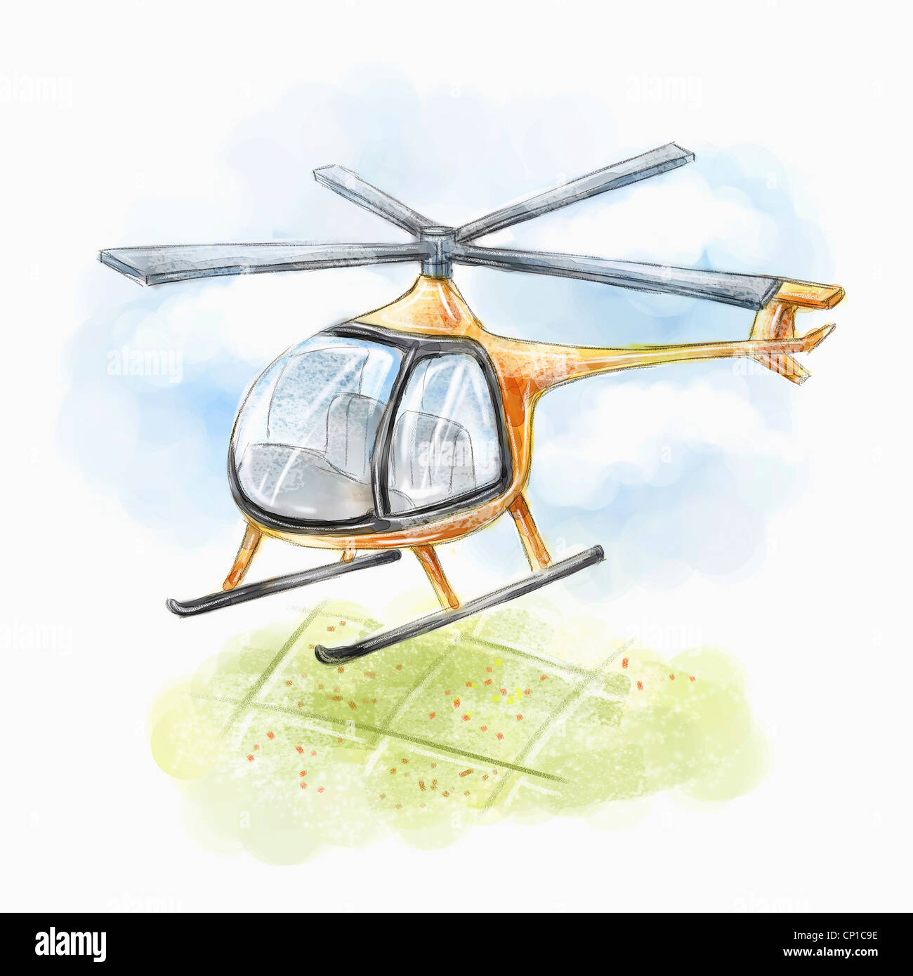Personal helicopter Cut Out Stock Images & Pictures - Alamy