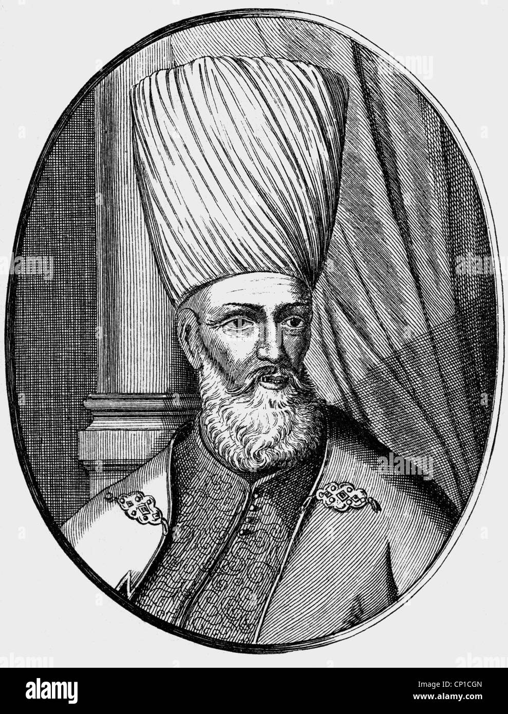 Köprülü, Mehmed, 1596 - 1.11.1661, Ottoman politician, grand vezier ...