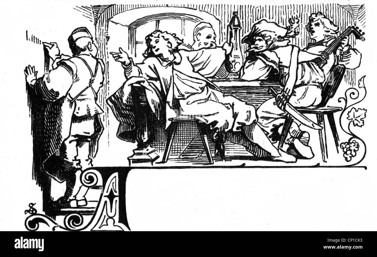 Drawing engraving magic hi-res stock photography and images - Alamy