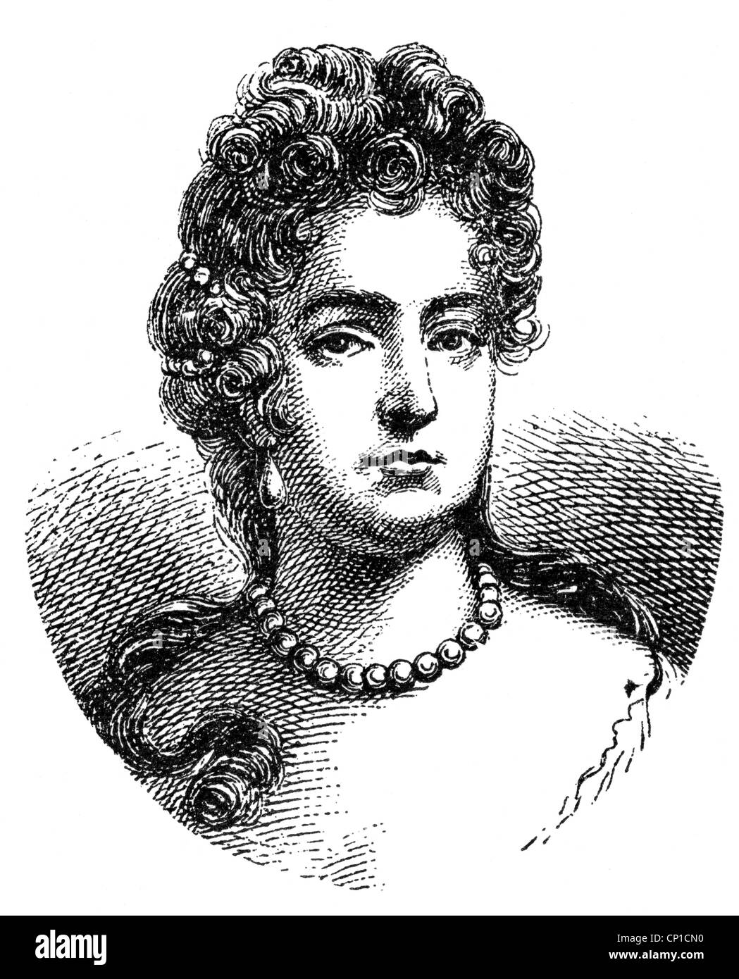 Mary of modena Black and White Stock Photos & Images - Alamy