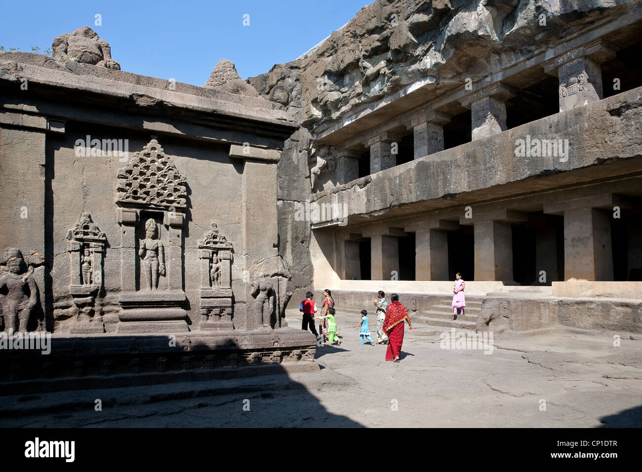 Ellora caves. Unesco World Heritage site. Maharashtra. India Stock ...
