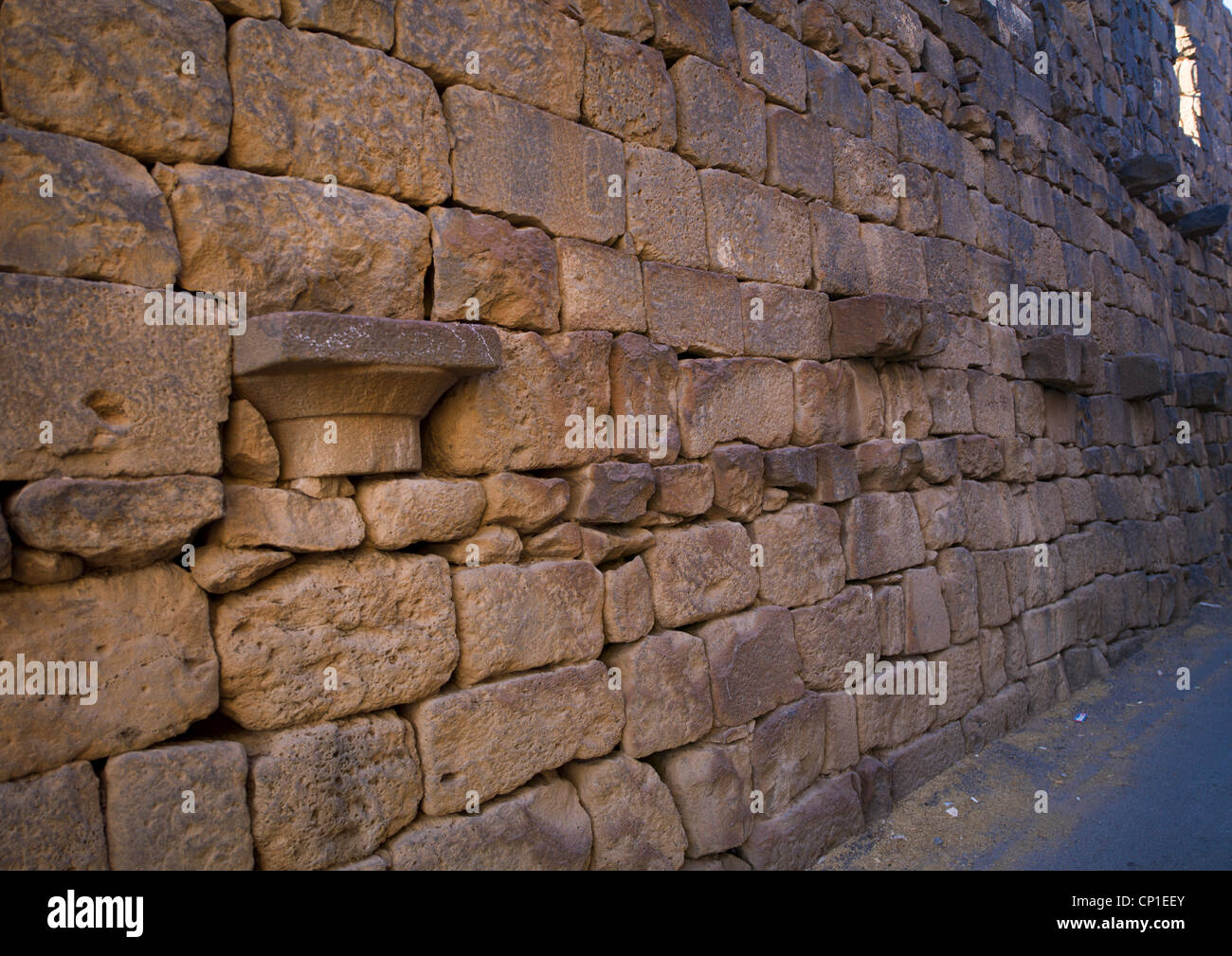 Wall In The Ancient City of Bosra, Syria Stock Photo - Alamy