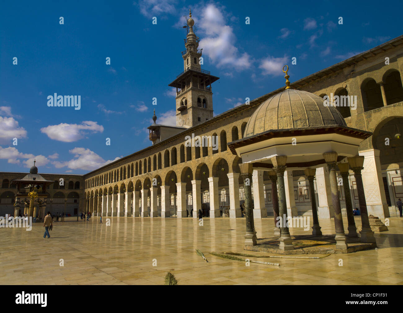 Umayyad Mosque courtyard, Damascus, Syria Stock Photo - Alamy