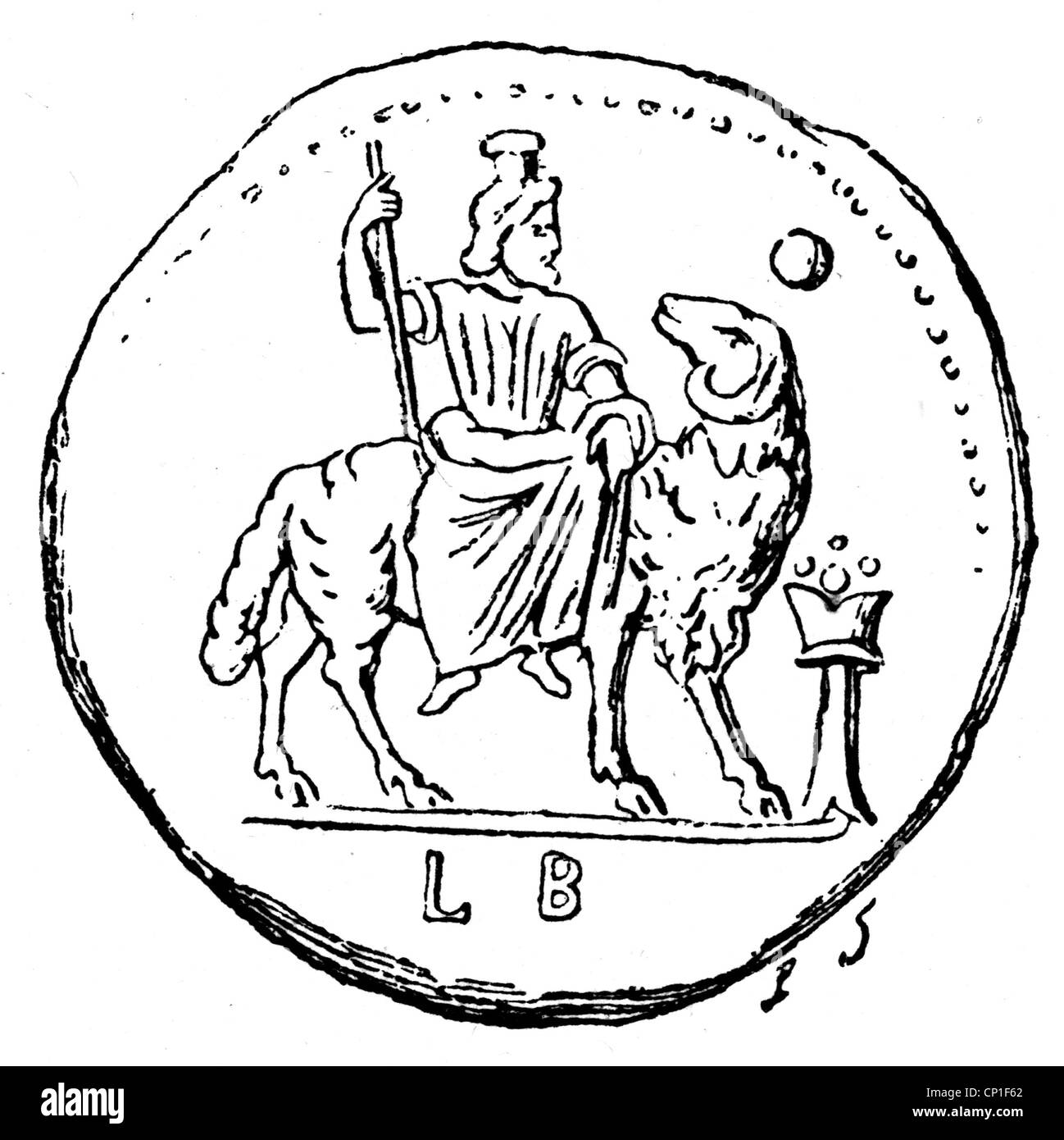 Zeus (Latin: Jupiter), Greek "divine king", leader of gods, god of sky ...