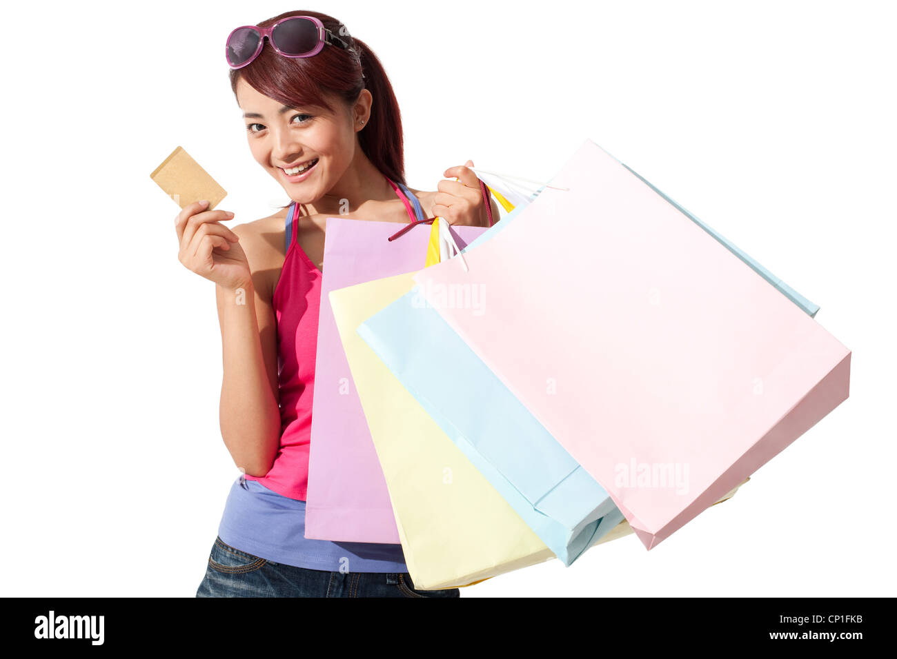 Stylish woman out spending money hi-res stock photography and images ...