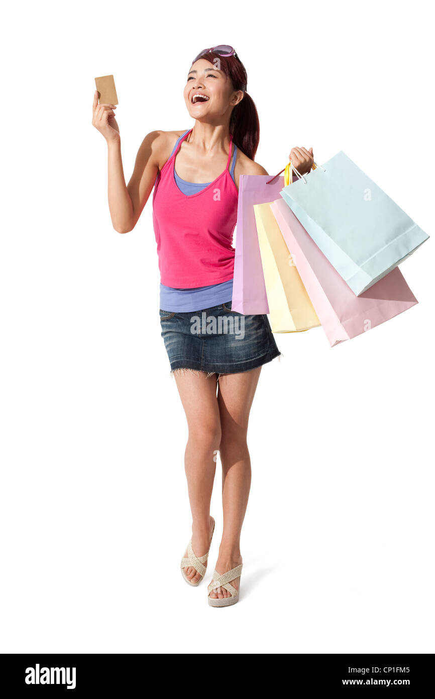 Stylish woman out spending money hi-res stock photography and images ...