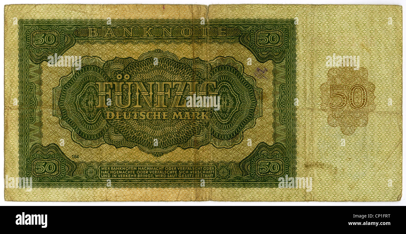 50 deutsche mark hi-res stock photography and images - Alamy
