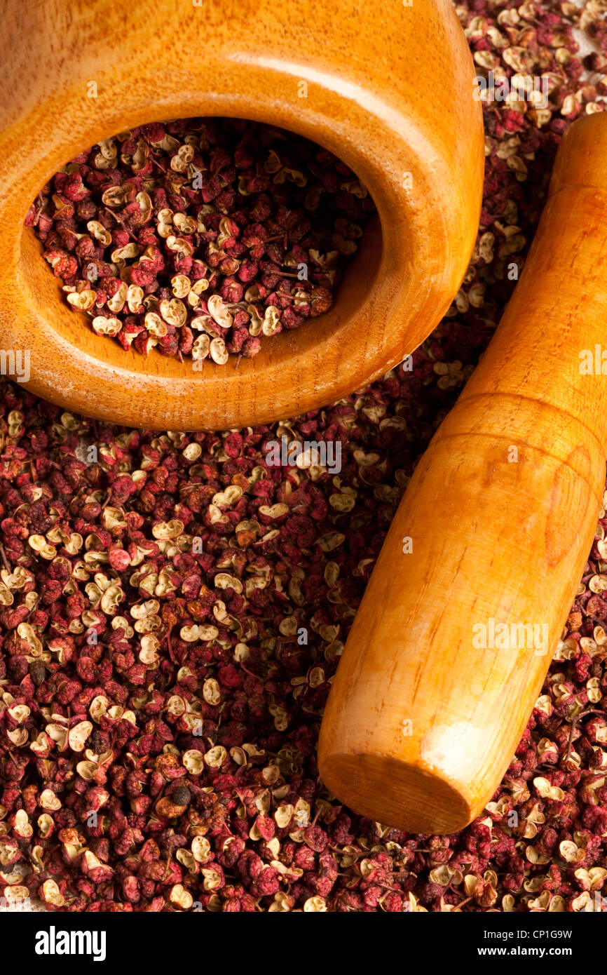 Close-up of chinese red pepper Stock Photo - Alamy