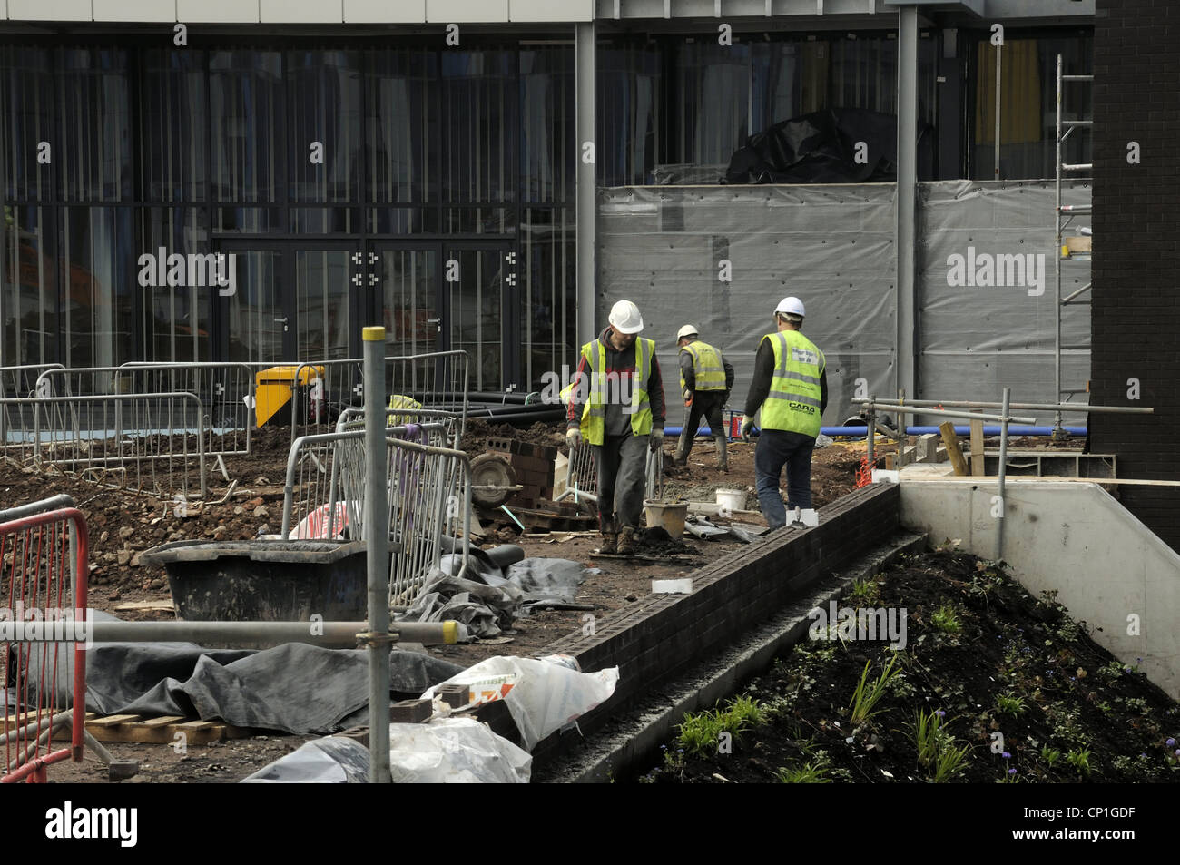 Hope Hospital undergoing demolition and construction work Stock Photo ...