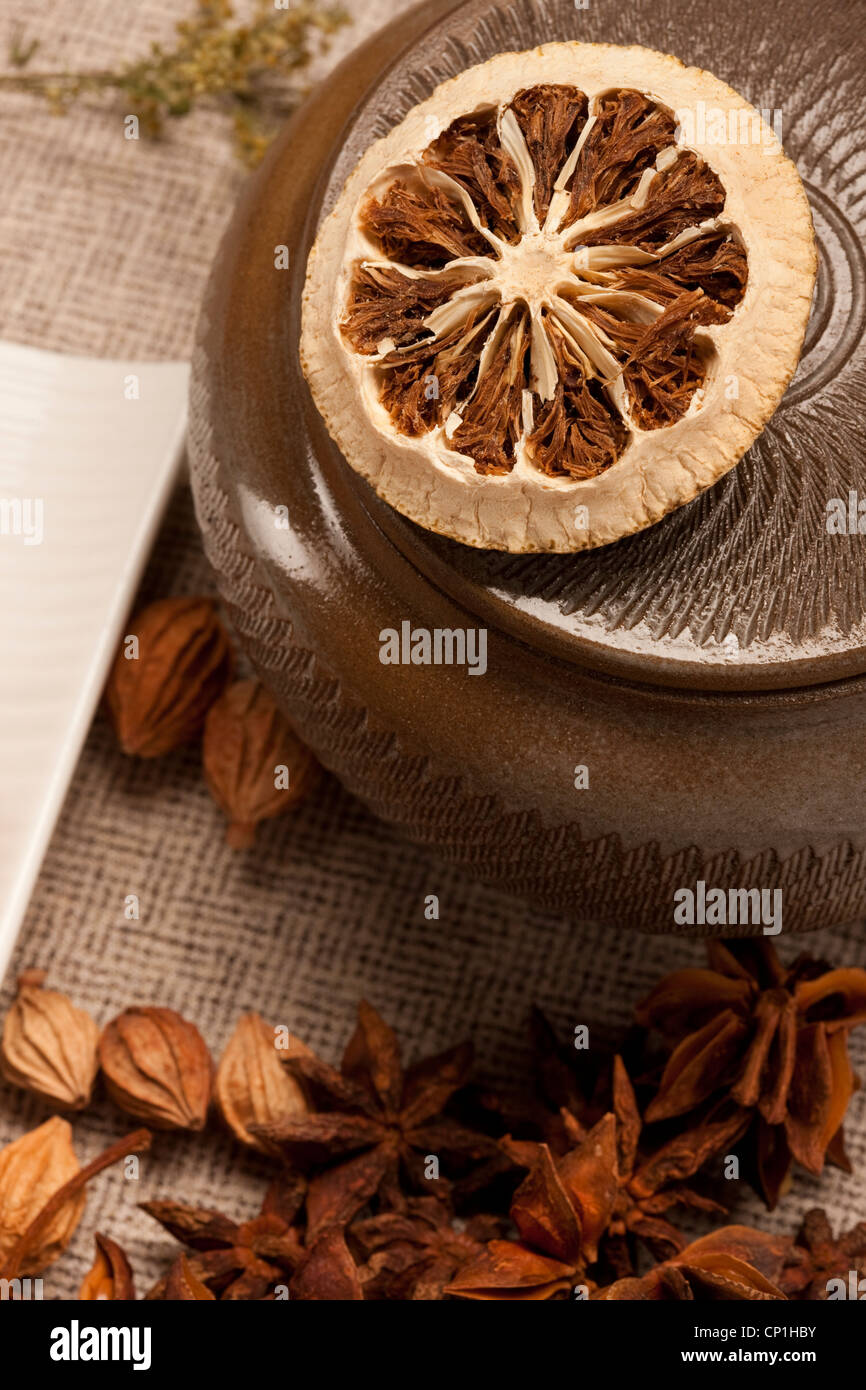 Close-up of different spices Stock Photo - Alamy