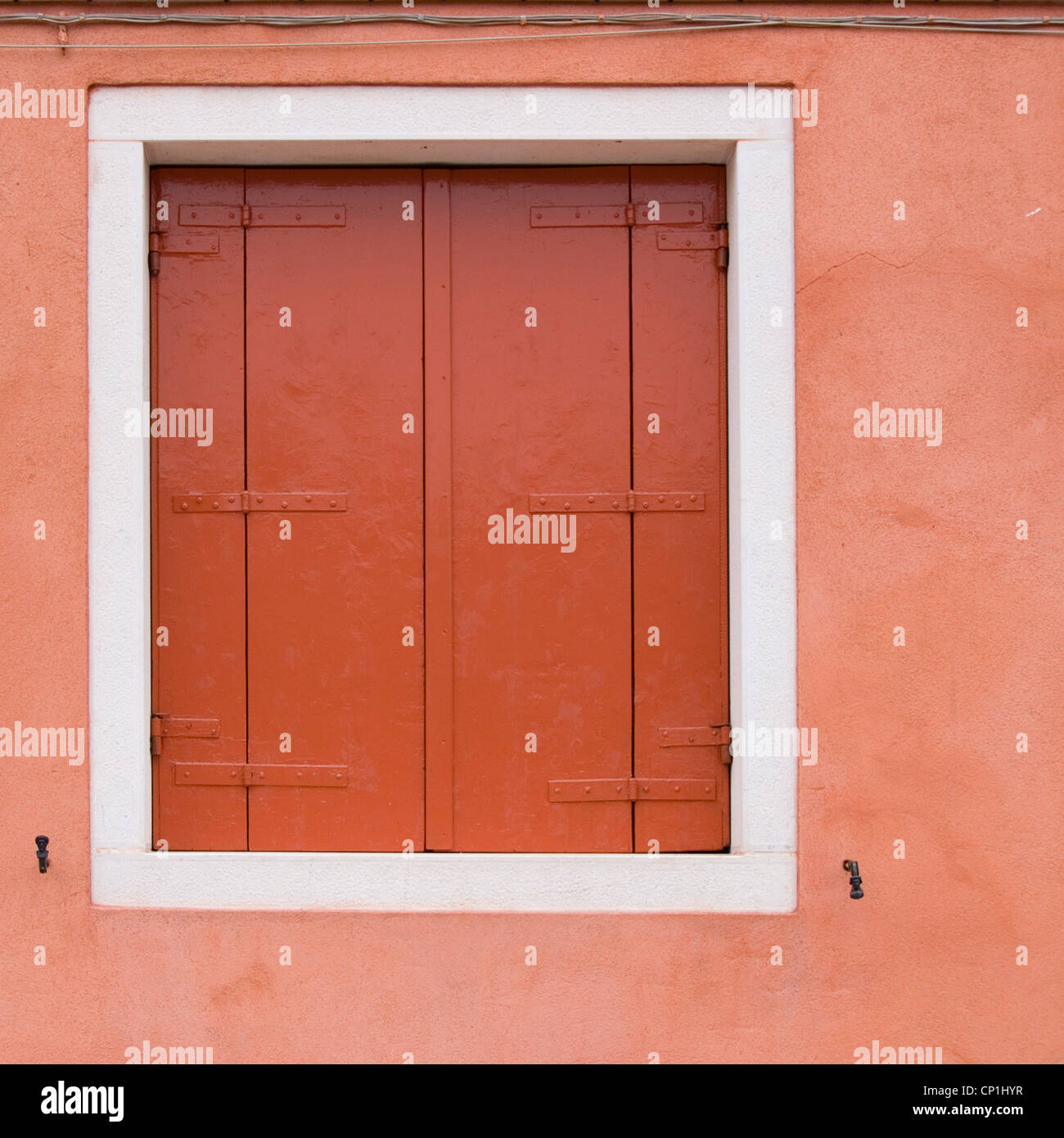 Venice window shutters, Architectural Detail Stock Photo - Alamy