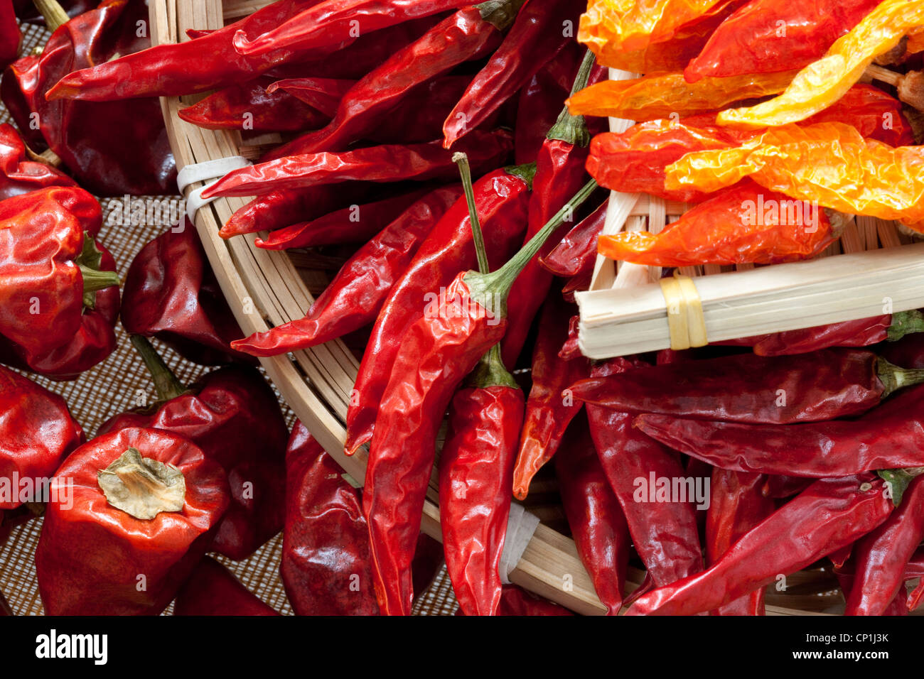 Close-up of dry Chili Pepper Stock Photo - Alamy
