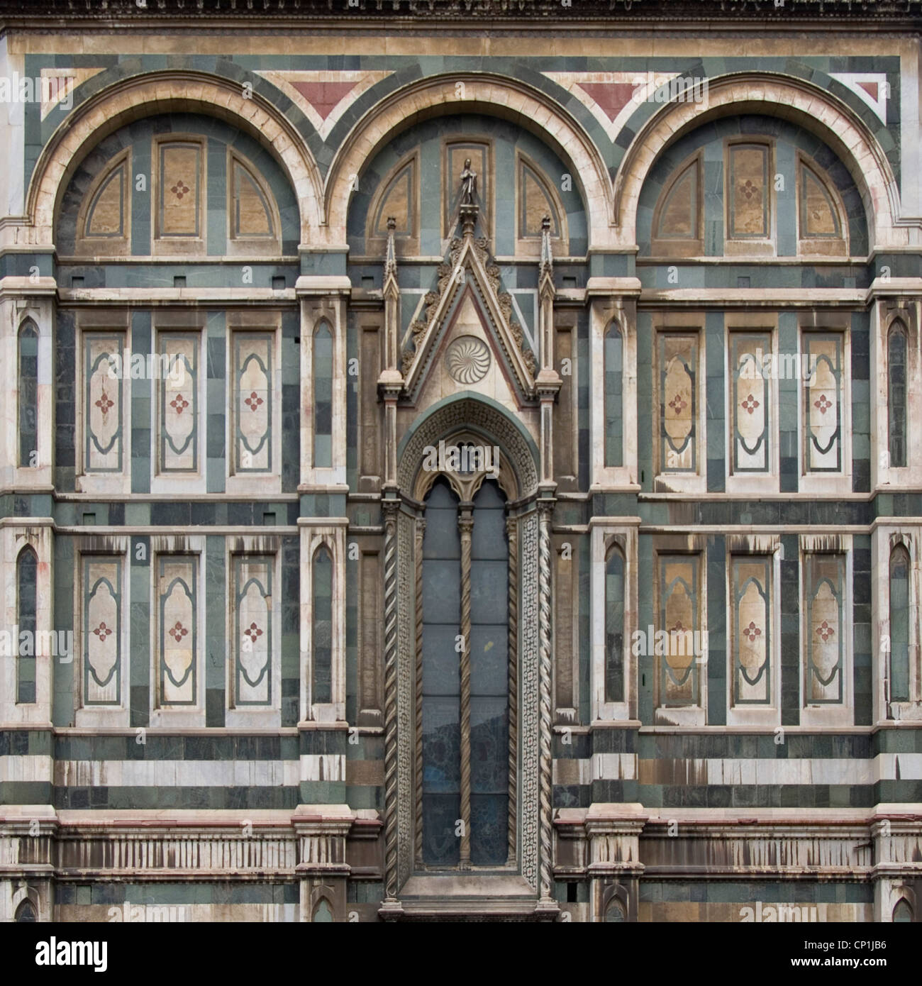 Ornate building exterior, Architectural Detail, Florence, Italy Stock ...