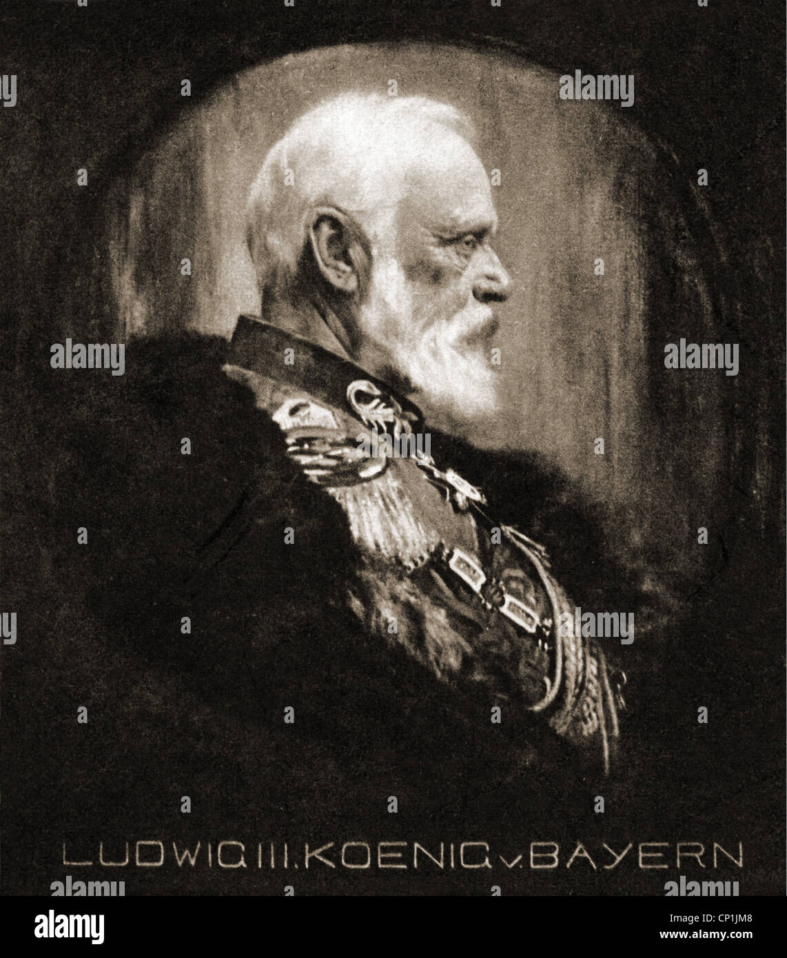 Louis III, 7.1.1845 - 18.10.1921, King of Bavaria 5.11.1913 - 8.11.1919 ...
