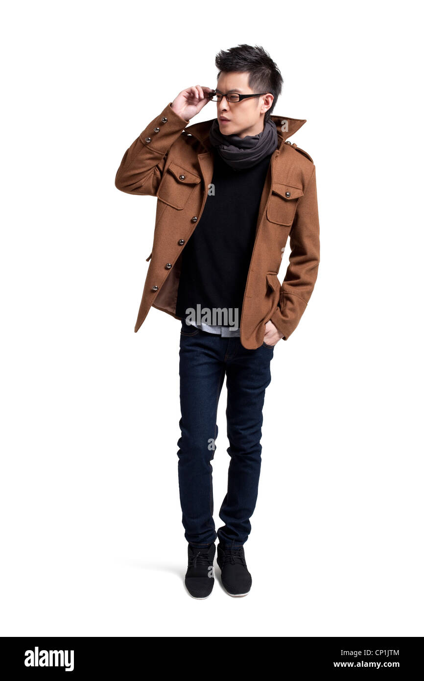 Portrait of stylish young man Stock Photo - Alamy