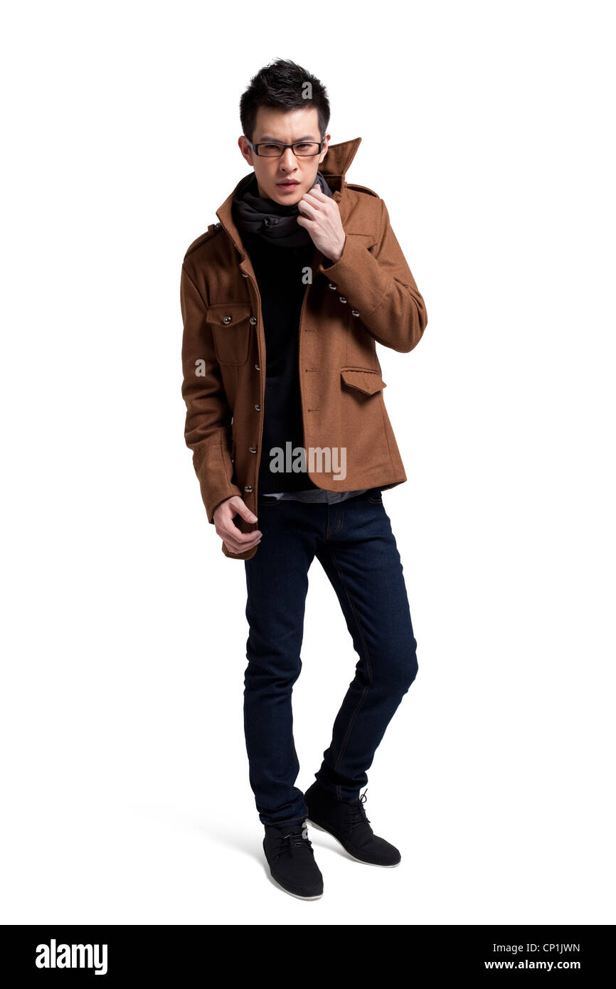 Portrait of stylish young man Stock Photo - Alamy