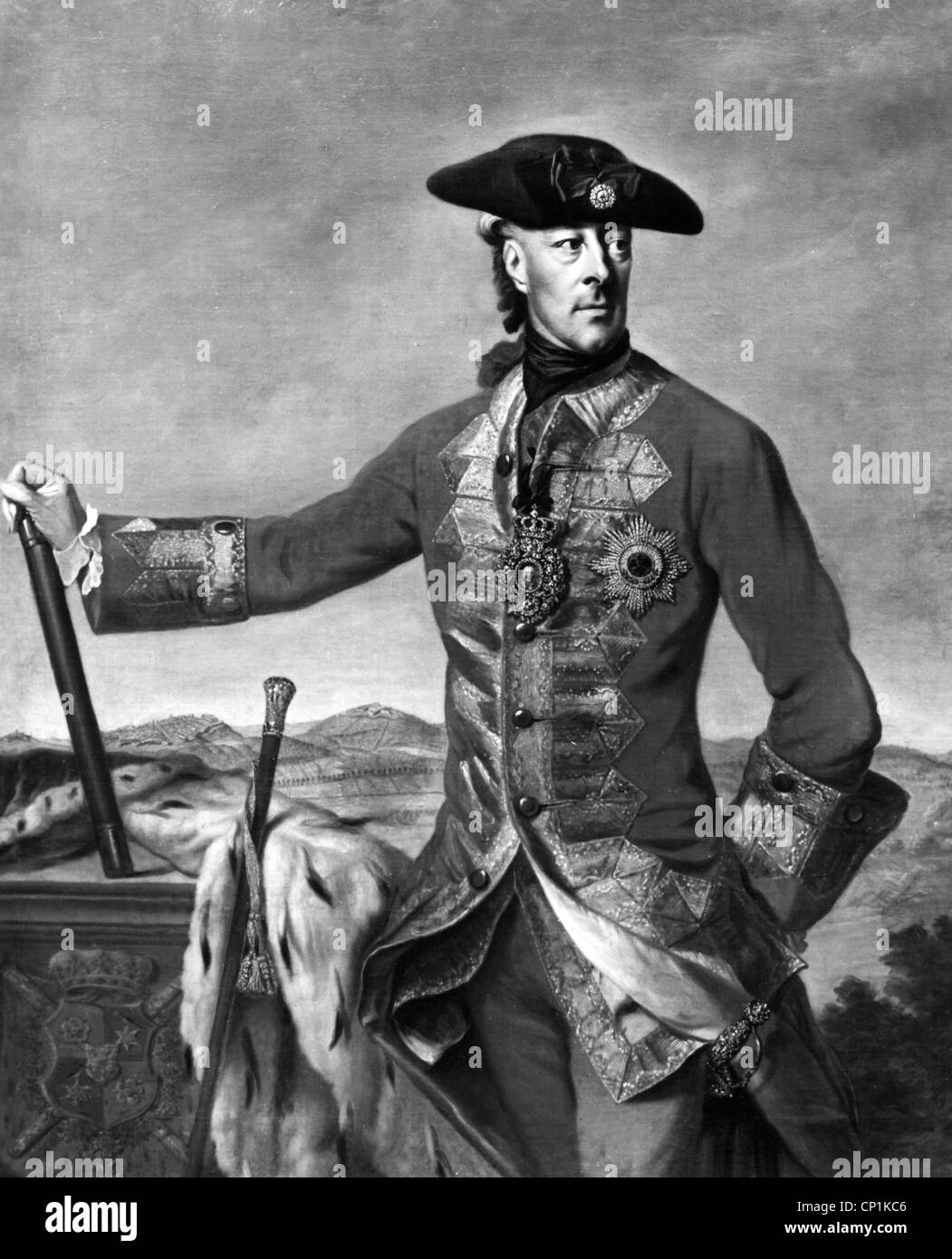 Wilhelm schaumburg lippe 18th century Black and White Stock Photos ...