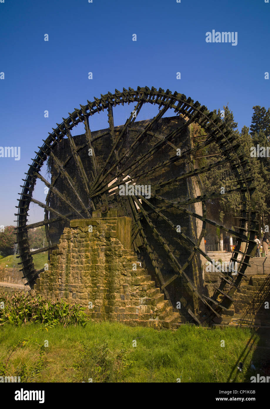 The Norias of Bechriyyat, Hama, Syria Stock Photo - Alamy