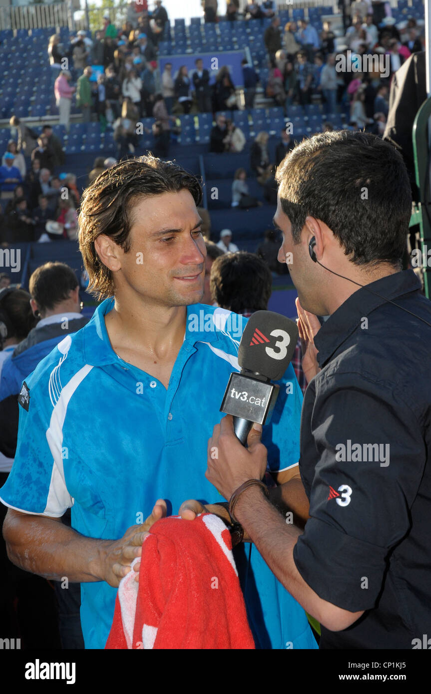 Interview to David Ferrer after losing the match against Rafa Nadal TV ...