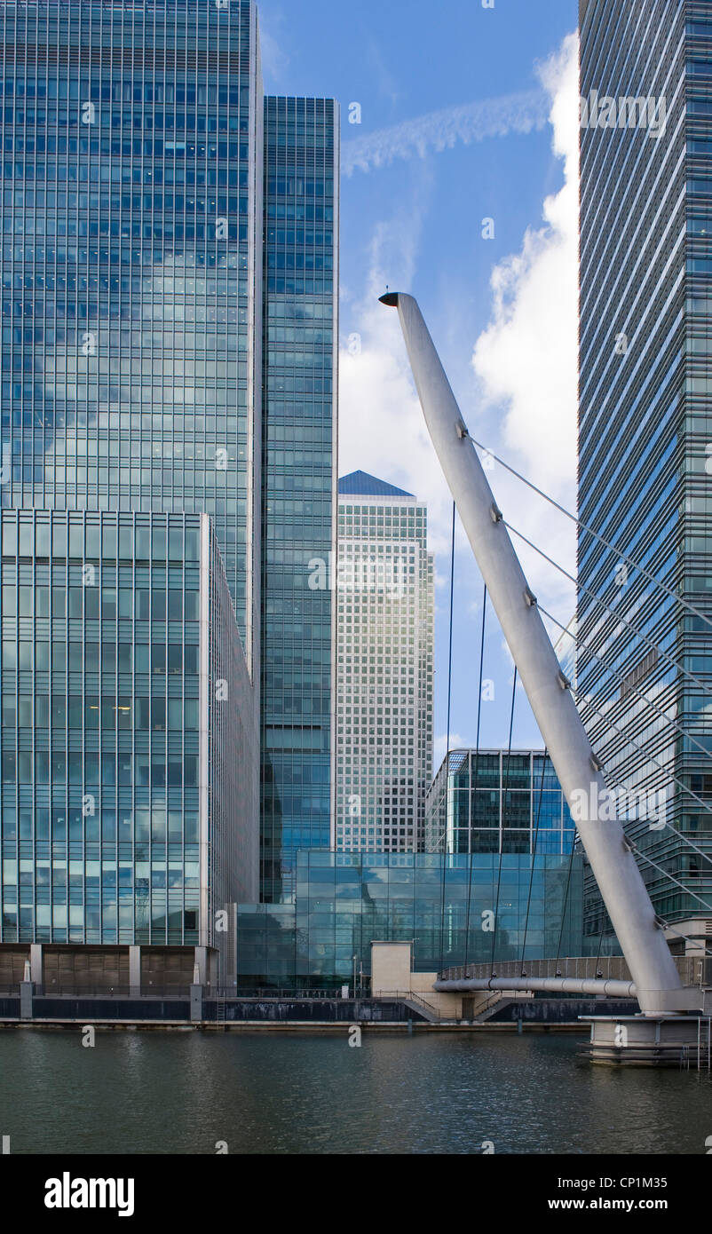Europe England London, modern architecture in Jubilee Place Stock Photo ...
