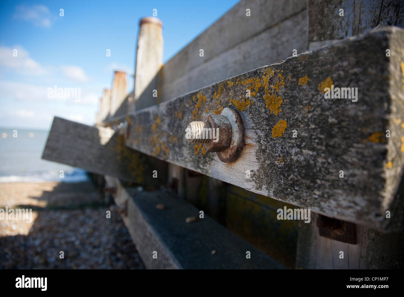 Whitstable beach, groynes, Kent, England, UK Stock Photo - Alamy