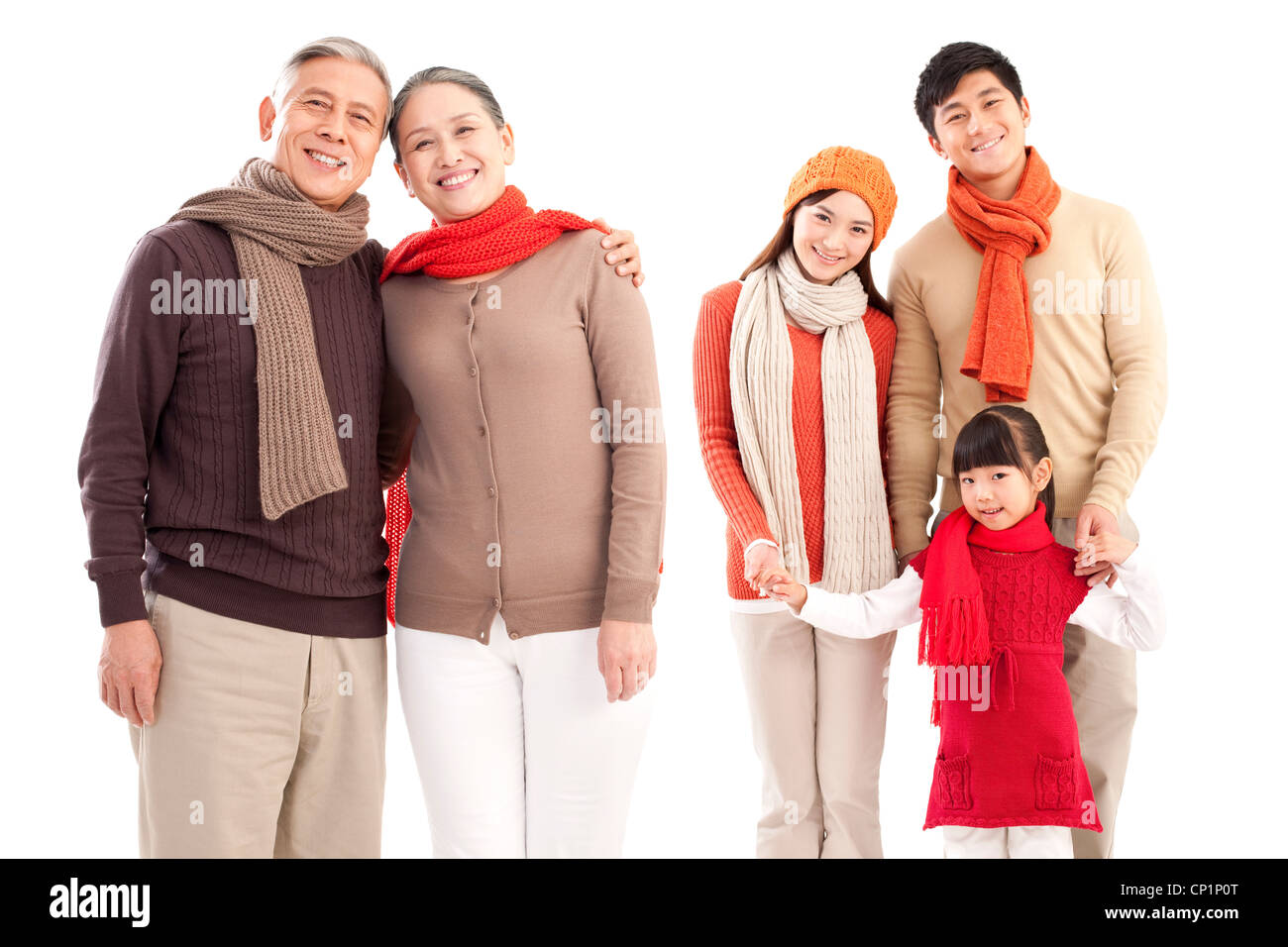 Portrait of a multi-generation family Stock Photo - Alamy