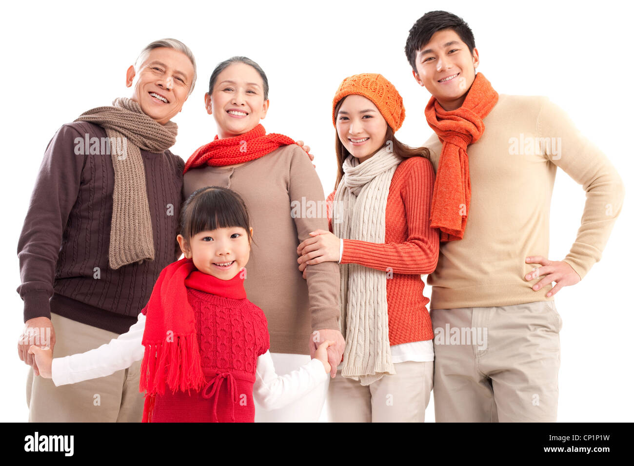 Portrait of a multi-generation family Stock Photo - Alamy