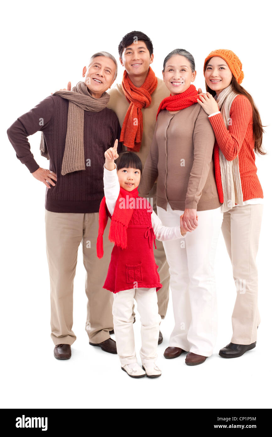 Mature family members Cut Out Stock Images & Pictures - Alamy