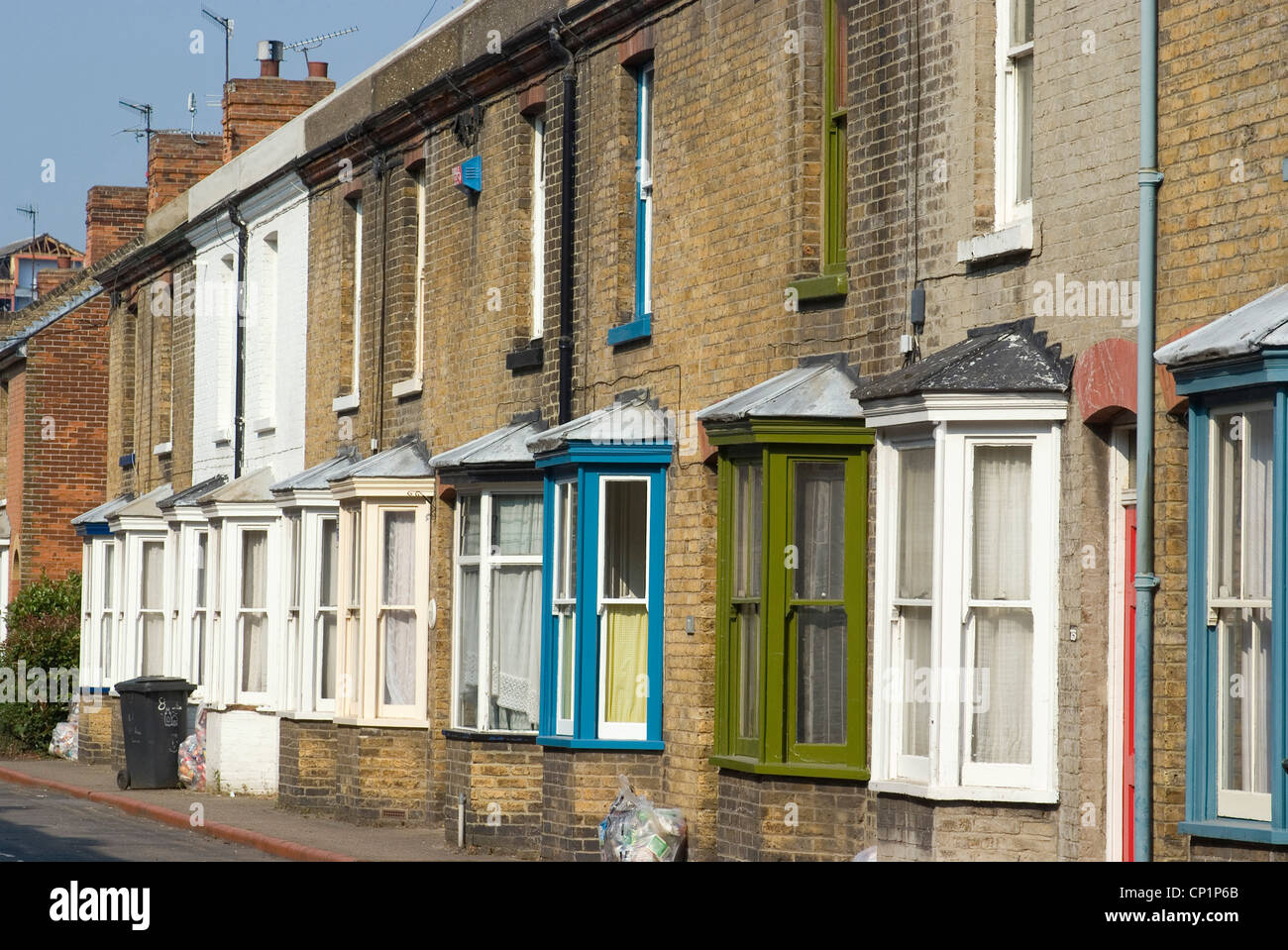 Architecture brick bay windows hi-res stock photography and images - Alamy