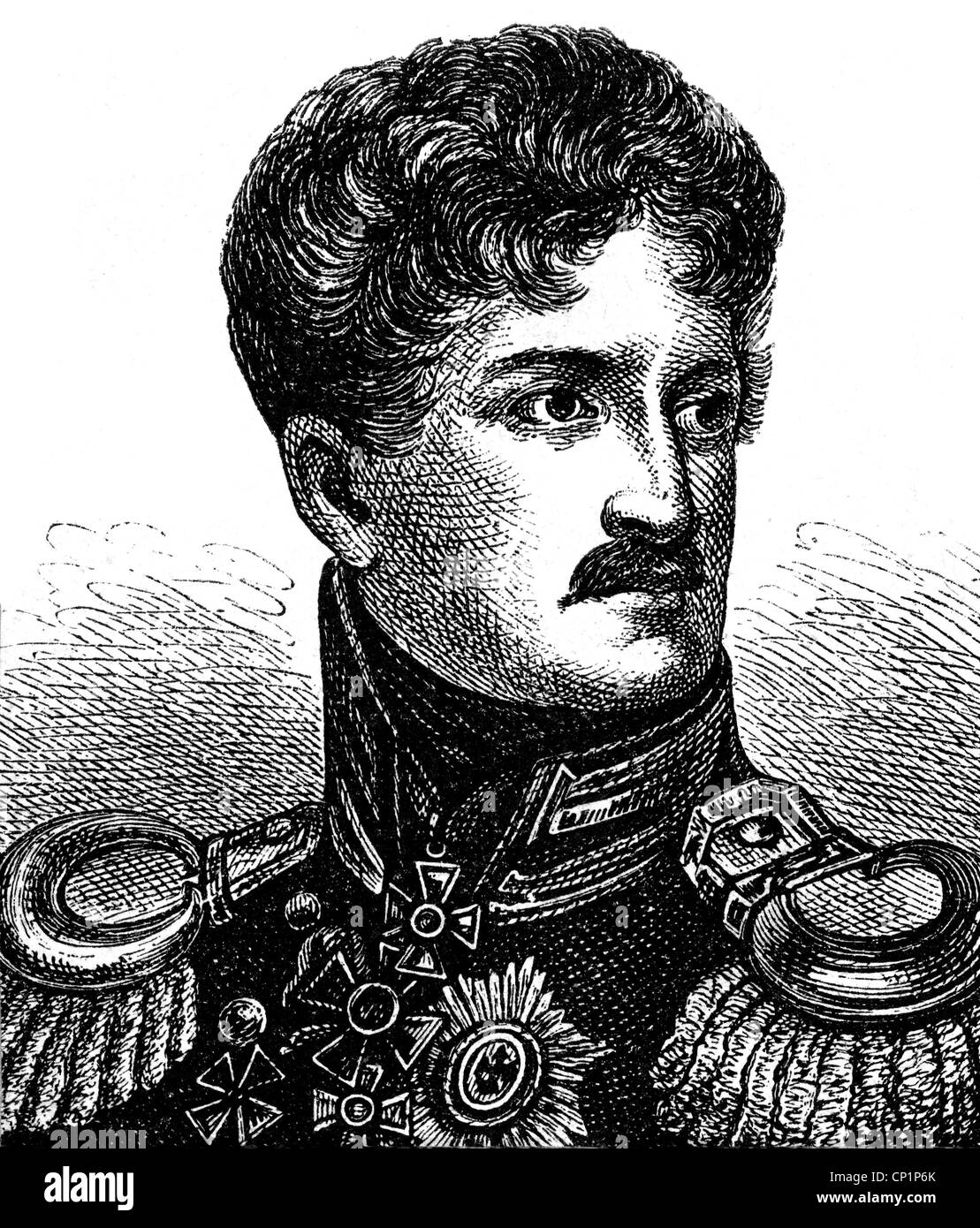 August, 19.9.1779 - 19.7.1843, Prince of Prussia, Prussian general ...