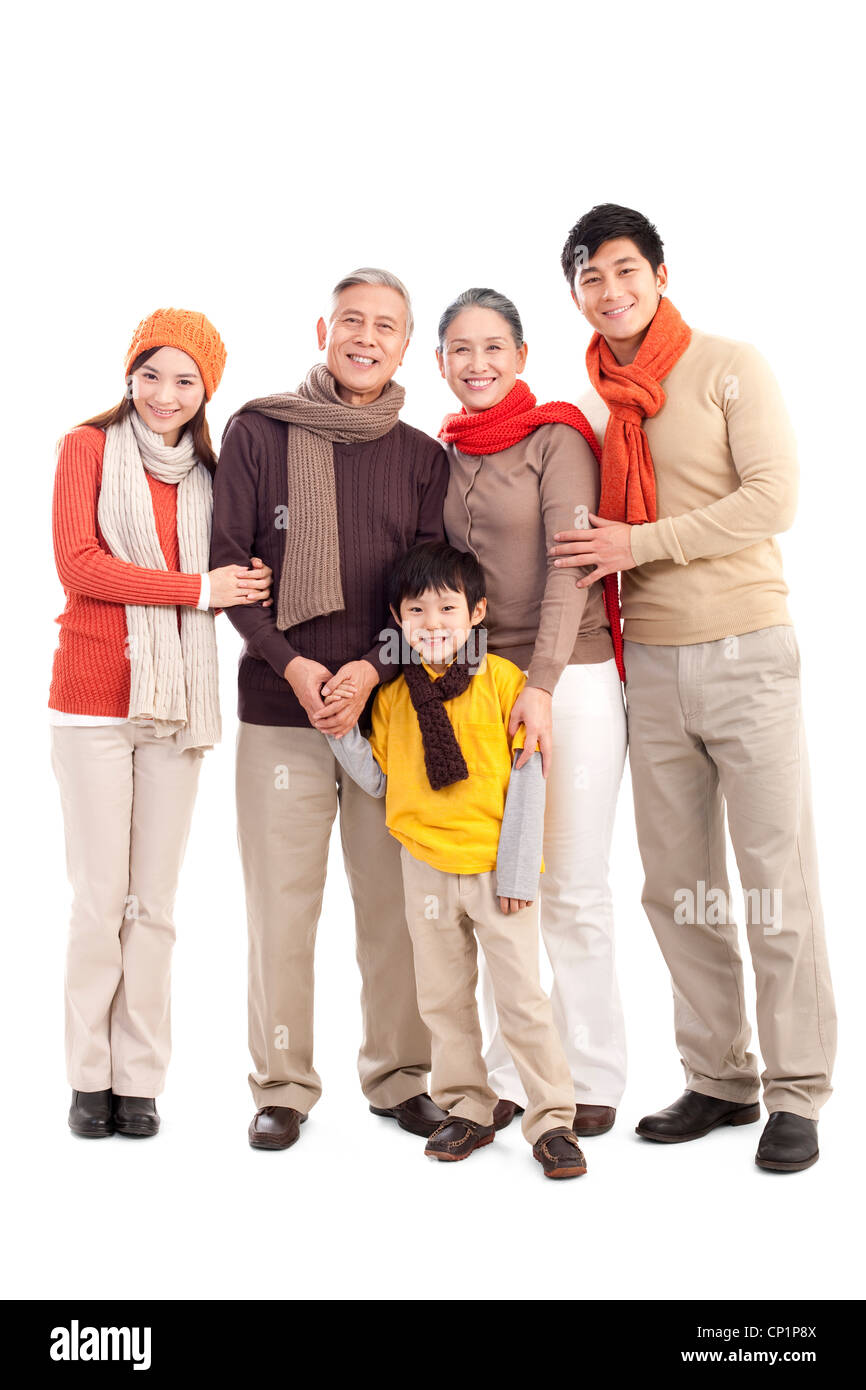 Portrait of a multi-generation family Stock Photo - Alamy