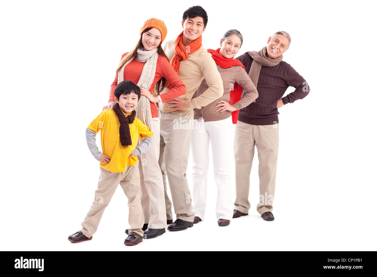 Portrait of a multi-generation family Stock Photo - Alamy