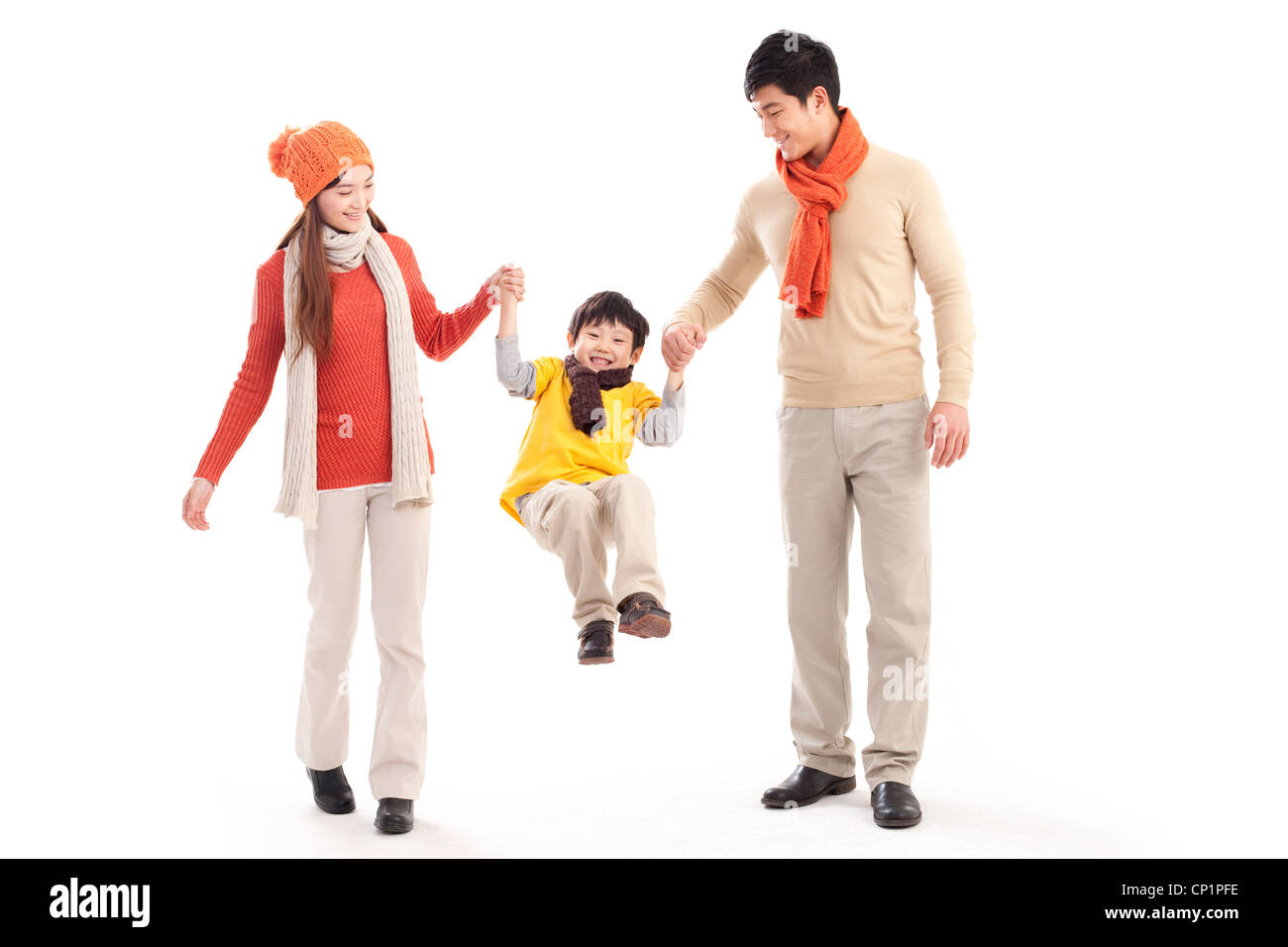 Happy family having fun Stock Photo - Alamy