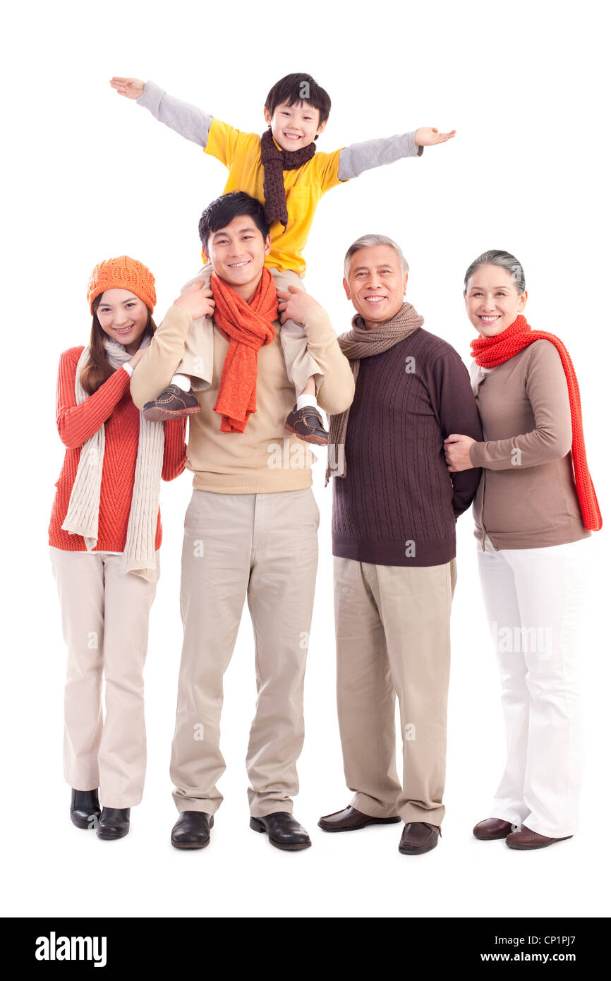 Portrait of a multi-generation family Stock Photo - Alamy