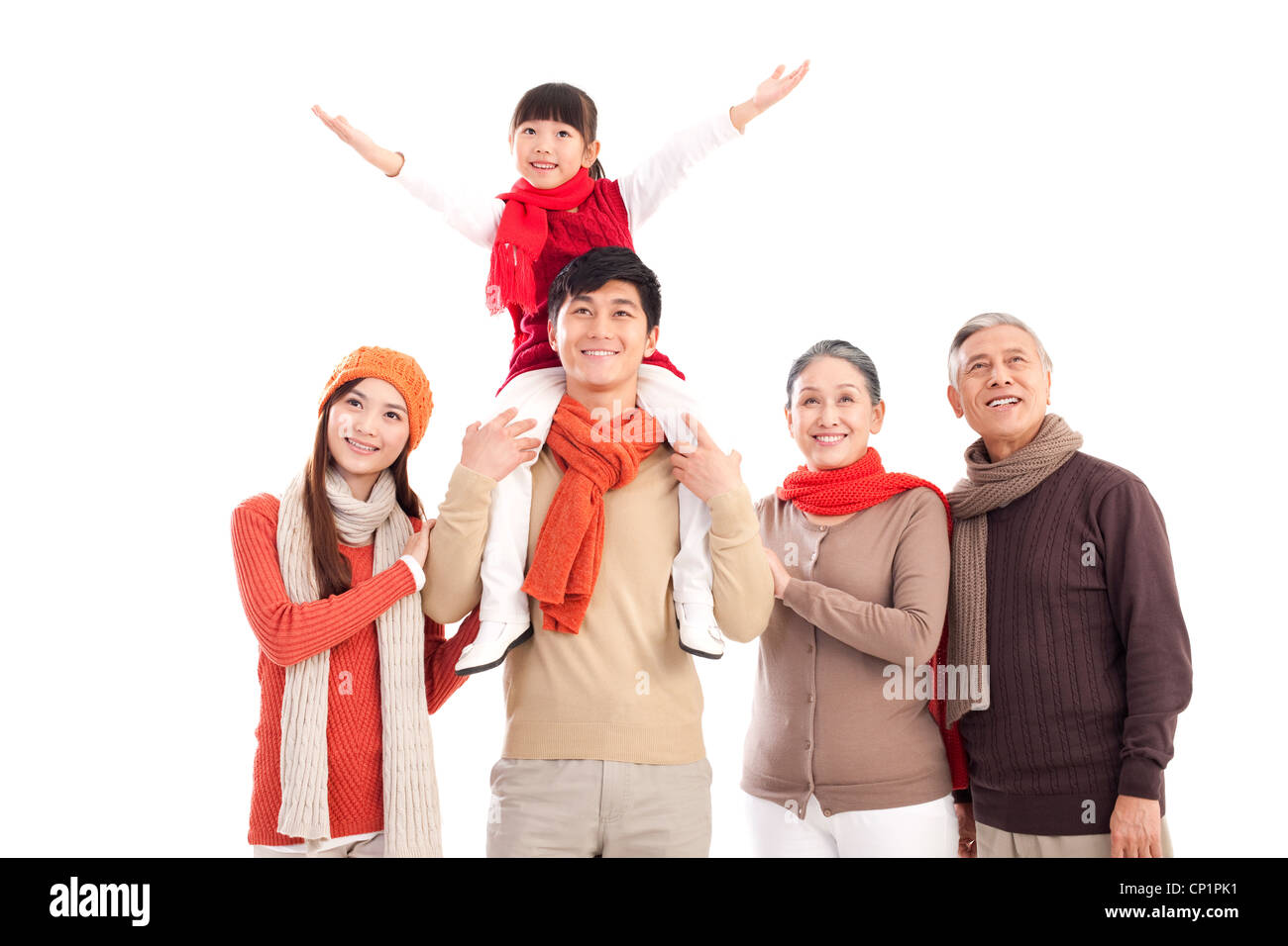 Portrait of a multi-generation family Stock Photo - Alamy