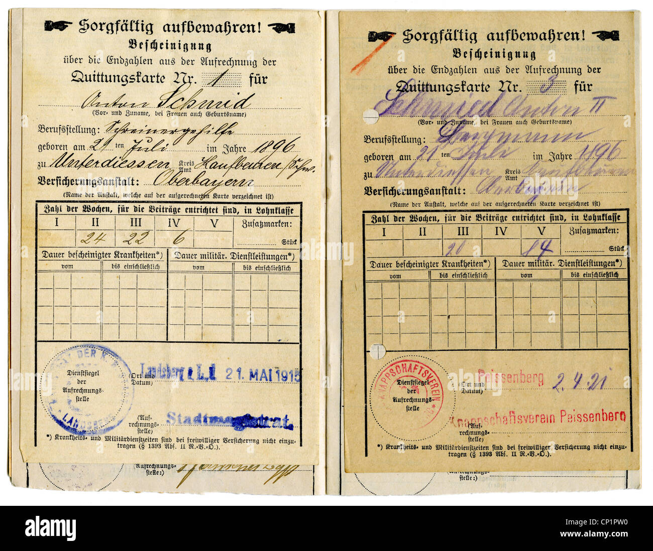 Certificate of receipt hi-res stock photography and images - Alamy