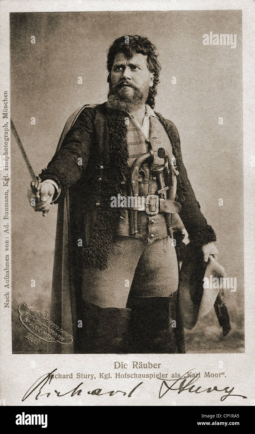 Stury, Richard, 30.10.1959 - 27.5.1938, German actor, half length, as ...