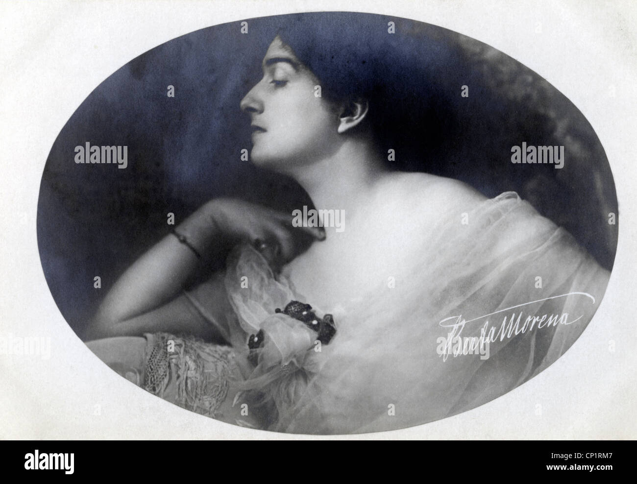 Morena, Berta, 27.1.1878 - 6.10.1952, German singer (soprano), portrait ...