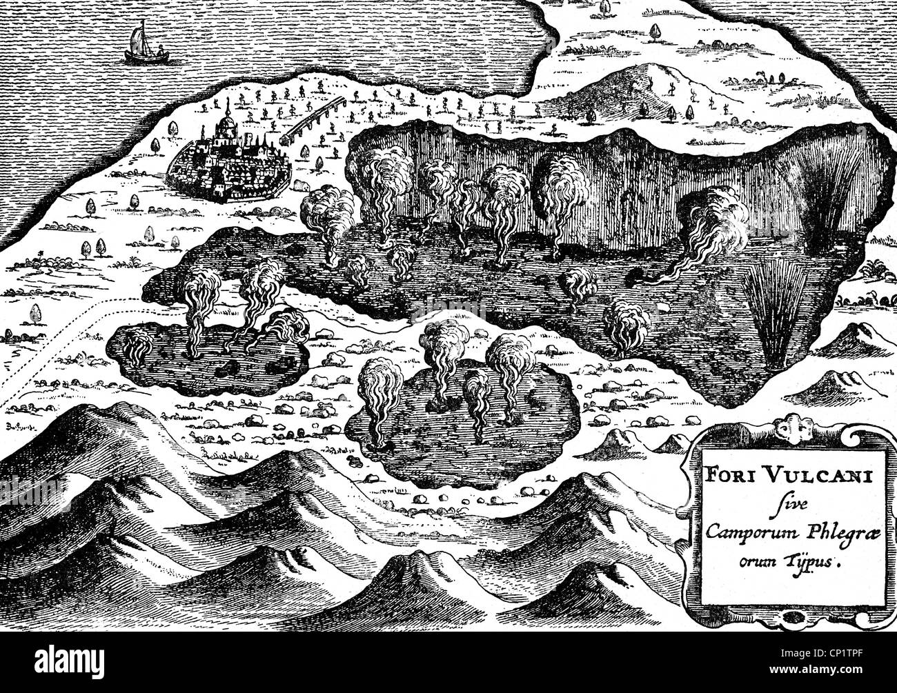 science, geology, estuaries of subterranean fire streams (fumarole ...