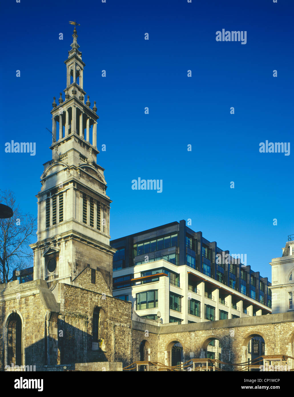 Merrill Lynch, City of London, Swanke HaydenConnell Stock Photo - Alamy