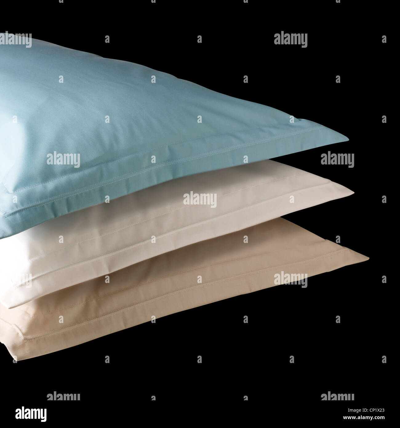 A still life shot of a stack of bedroom pillows Stock Photo - Alamy
