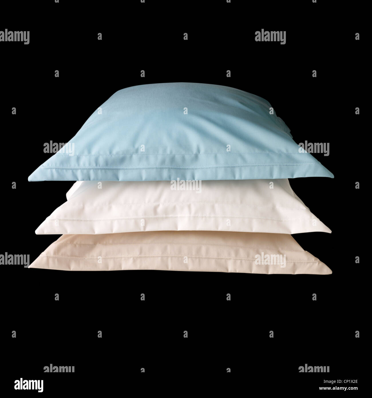 A still life shot of a stack of bedroom pillows Stock Photo - Alamy