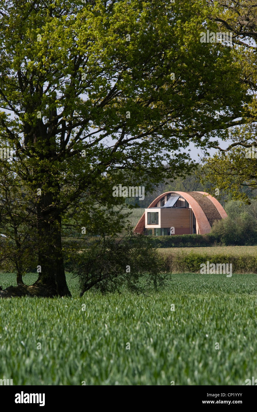 Zero carbon house, Crossway, Kent, England, UK.Kent, England ...
