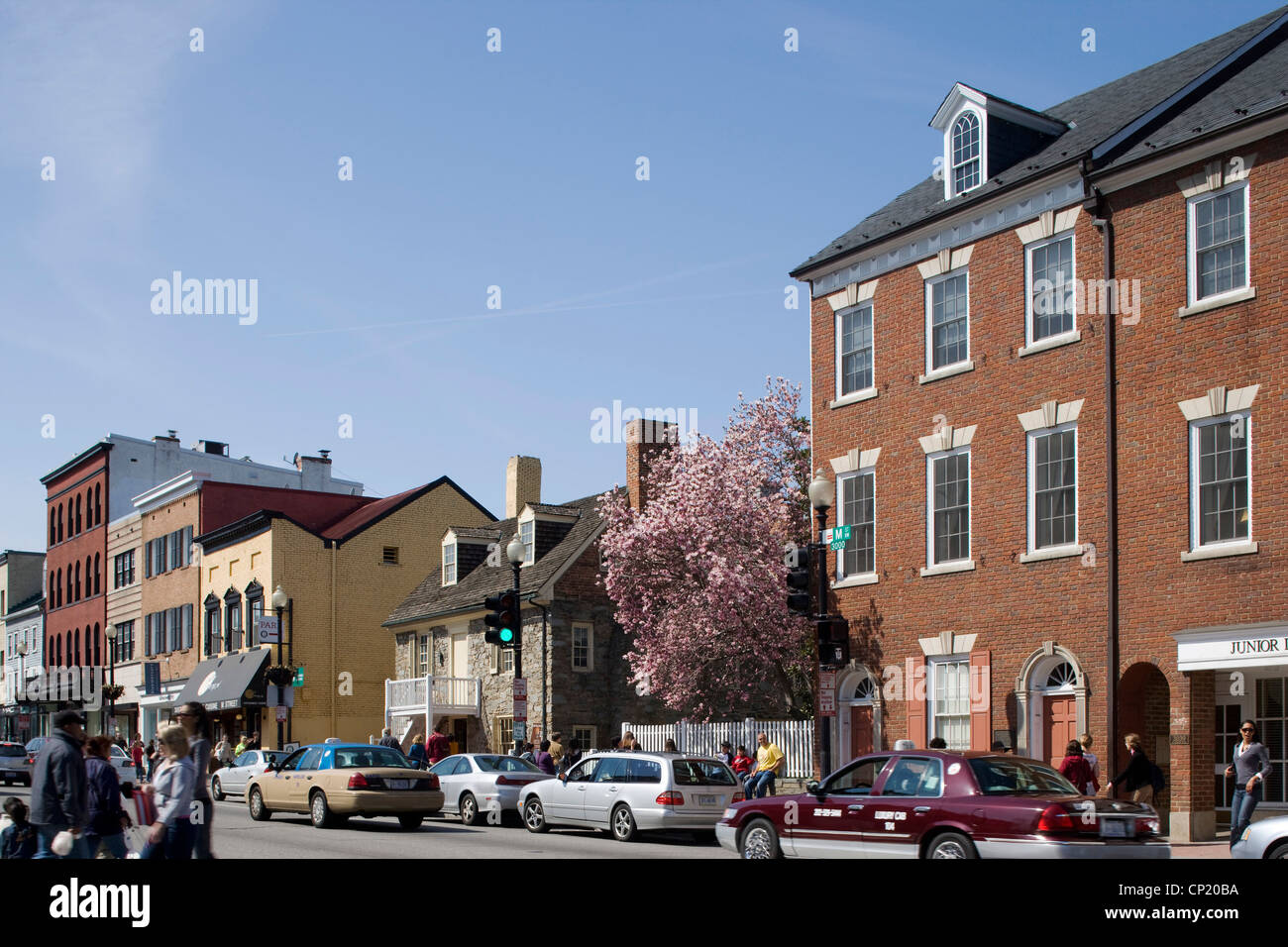 Street georgetown washington d c usa hi-res stock photography and ...
