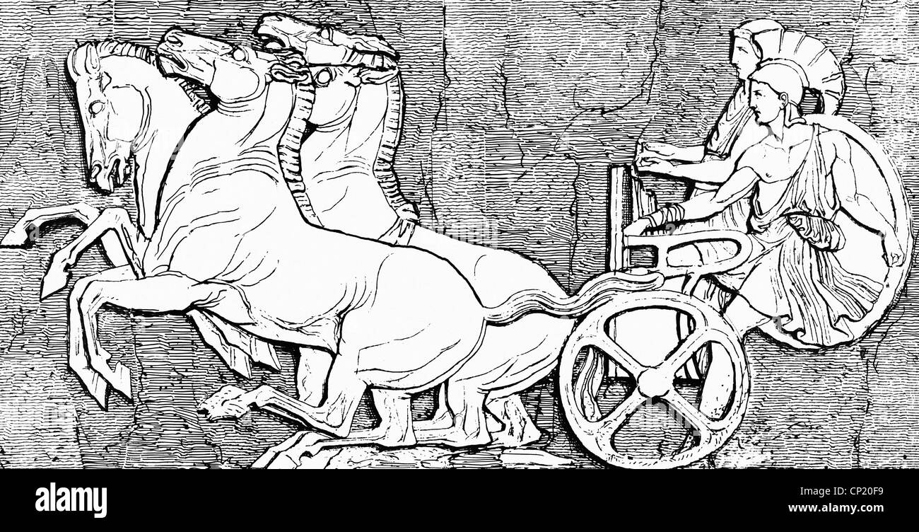 ancient world, Greece, religion, procession of the Panathenaea ...